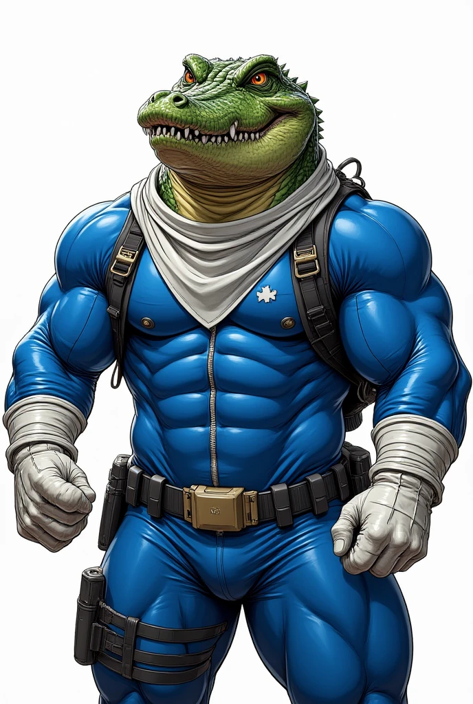 (A rugged beefy extremely muscular bulky awesome old man), (wearing ...