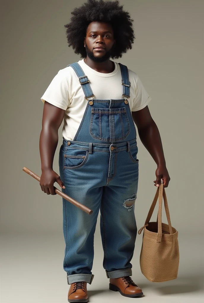 From the uploaded image create a Ken doll who is an African American ...