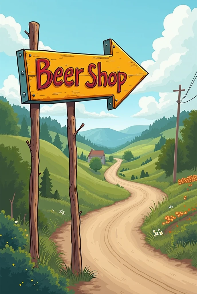 Create an arrow like in the cartoon by Alyosha Popovich, which points ...