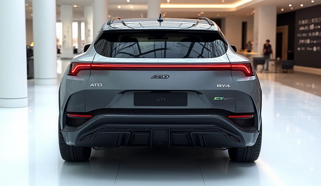 An ultra-realistic back bumper view photo of the 2026 BYD Atto - SeaArt AI
