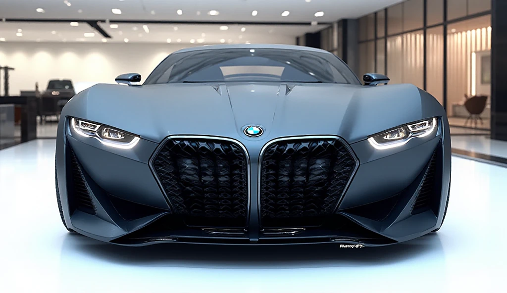 An ultra-realistic image of the Aggressive (full front bumper view ...