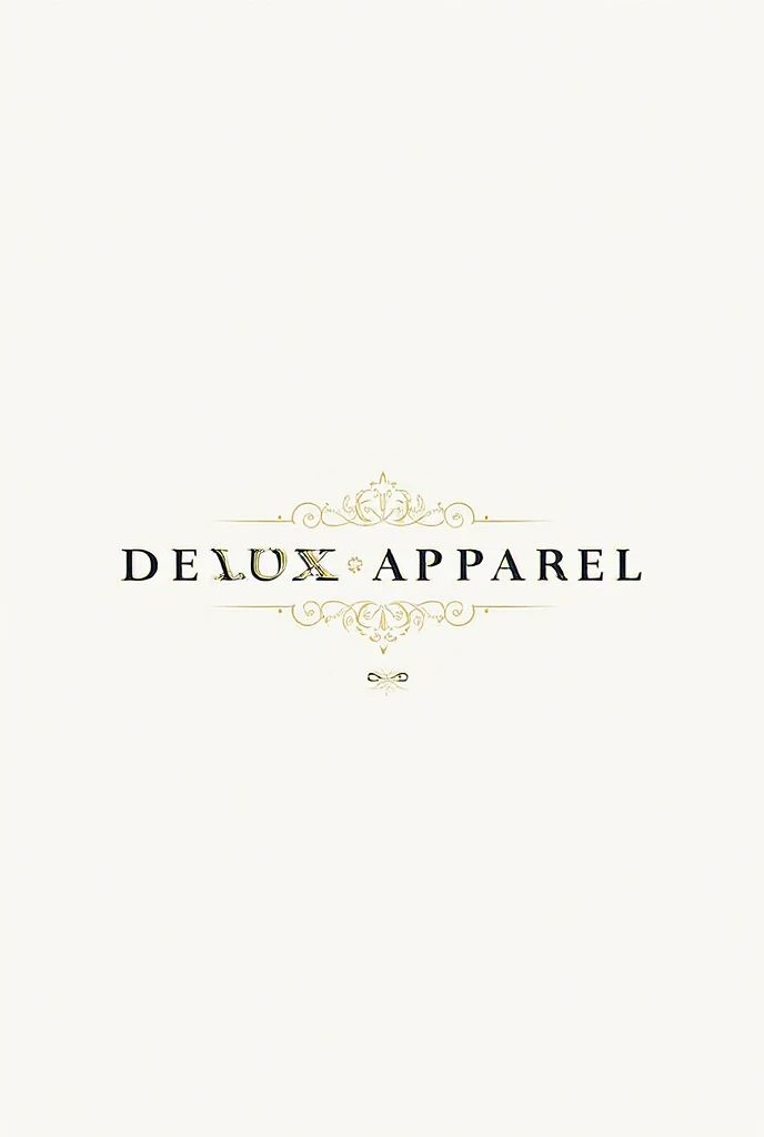 I want a logo with the name deluxe apparel - SeaArt AI