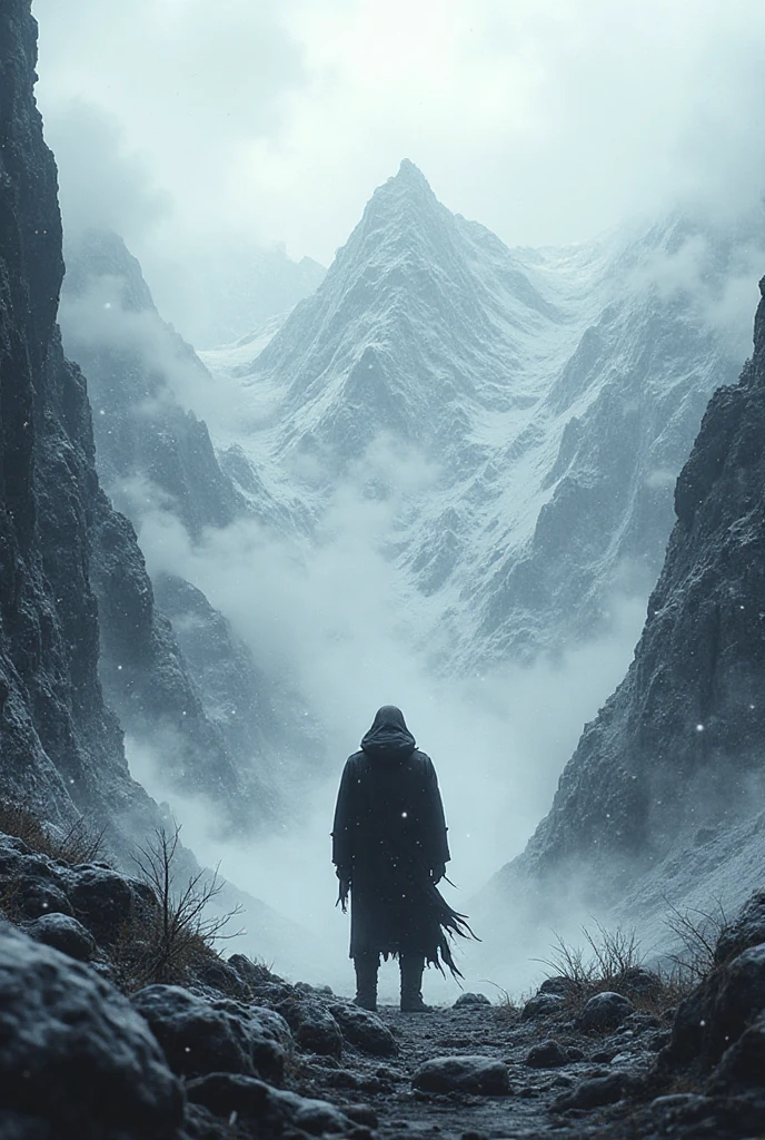 A symbolic image of a lone figure (Hannibal silhouette) standing ...