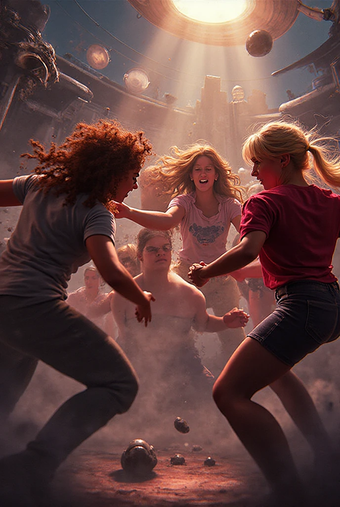Liv ronney vs emma ross vs jessie prescott vs maddie fizpatrick - SeaArt AI