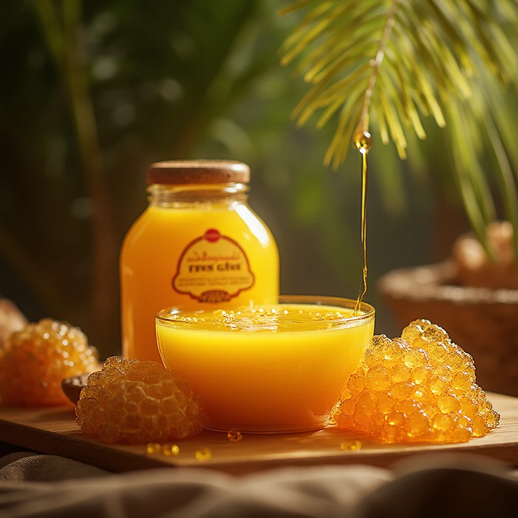 Desi Ghi honeycomb Palm Free home delivery - SeaArt AI
