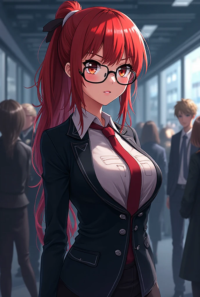 Akeno himejima from the anime high school dxd. the scene is in a movie ...