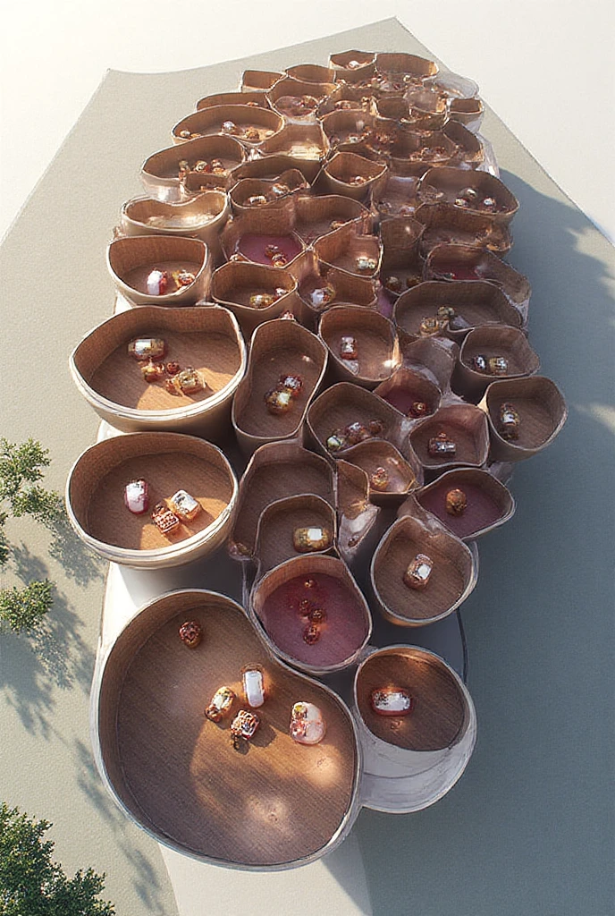 A unique idea for room shapes that will match a hotel associated with a ...