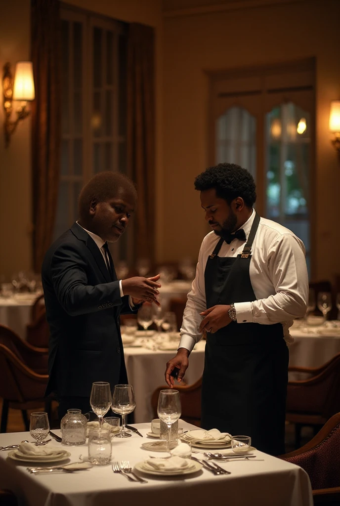 Générer une image d’un Client et d’un serveur dans un restaurant d ...