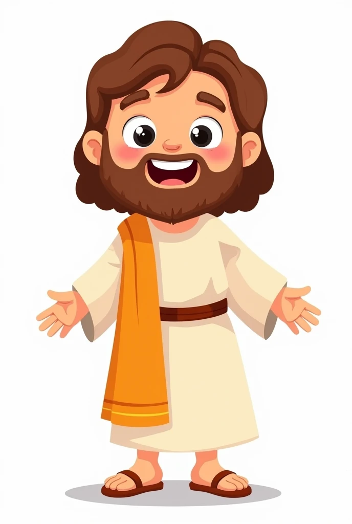 Disciple John, as a biblical character, child-friendly illustration ...