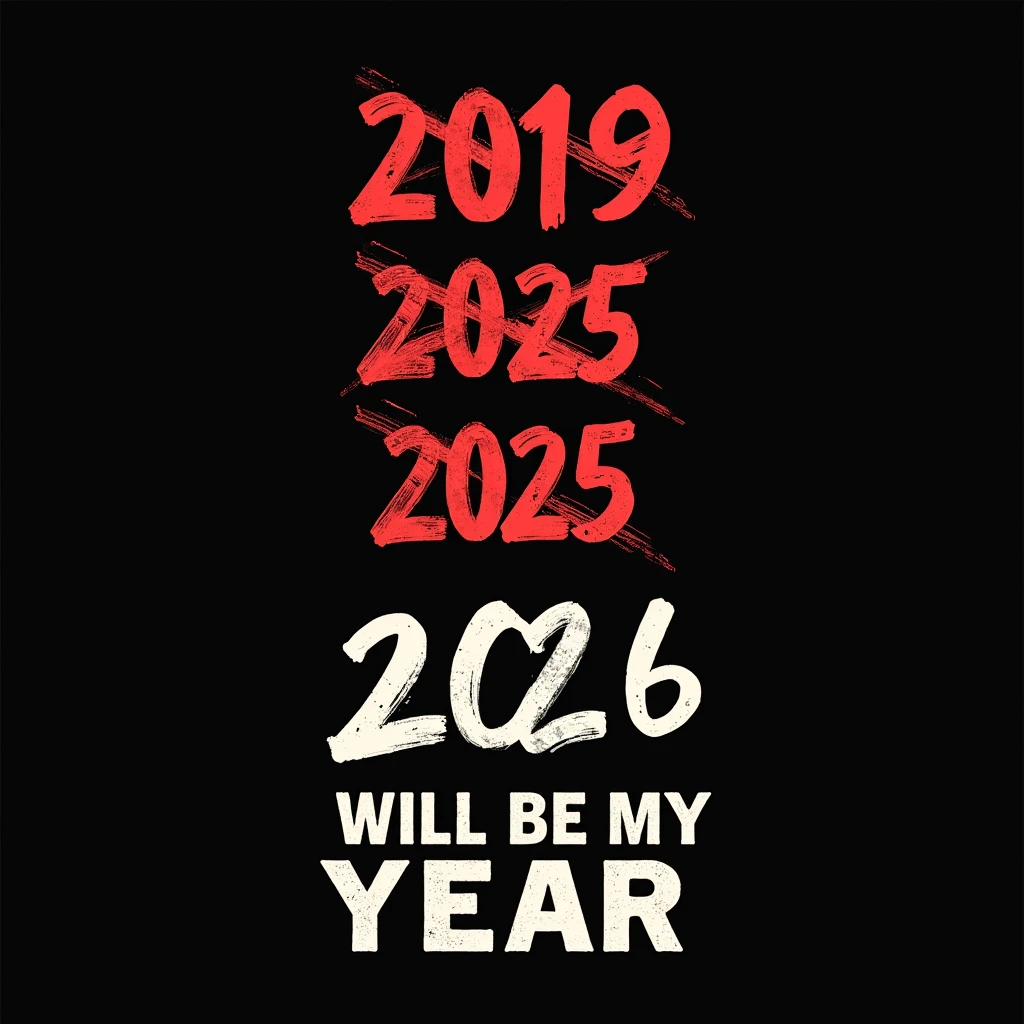 Bold typographic t-shirt design featuring a vertical timeline of years ...