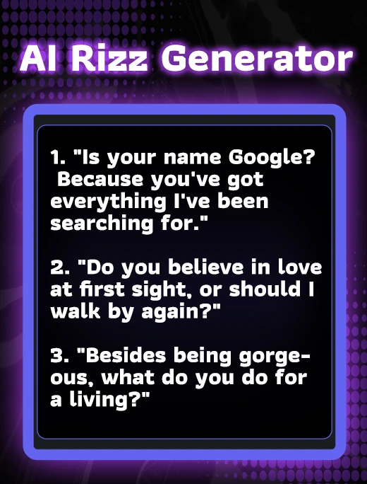 AI Rizz Generator: Generator Rizz Lines with AI