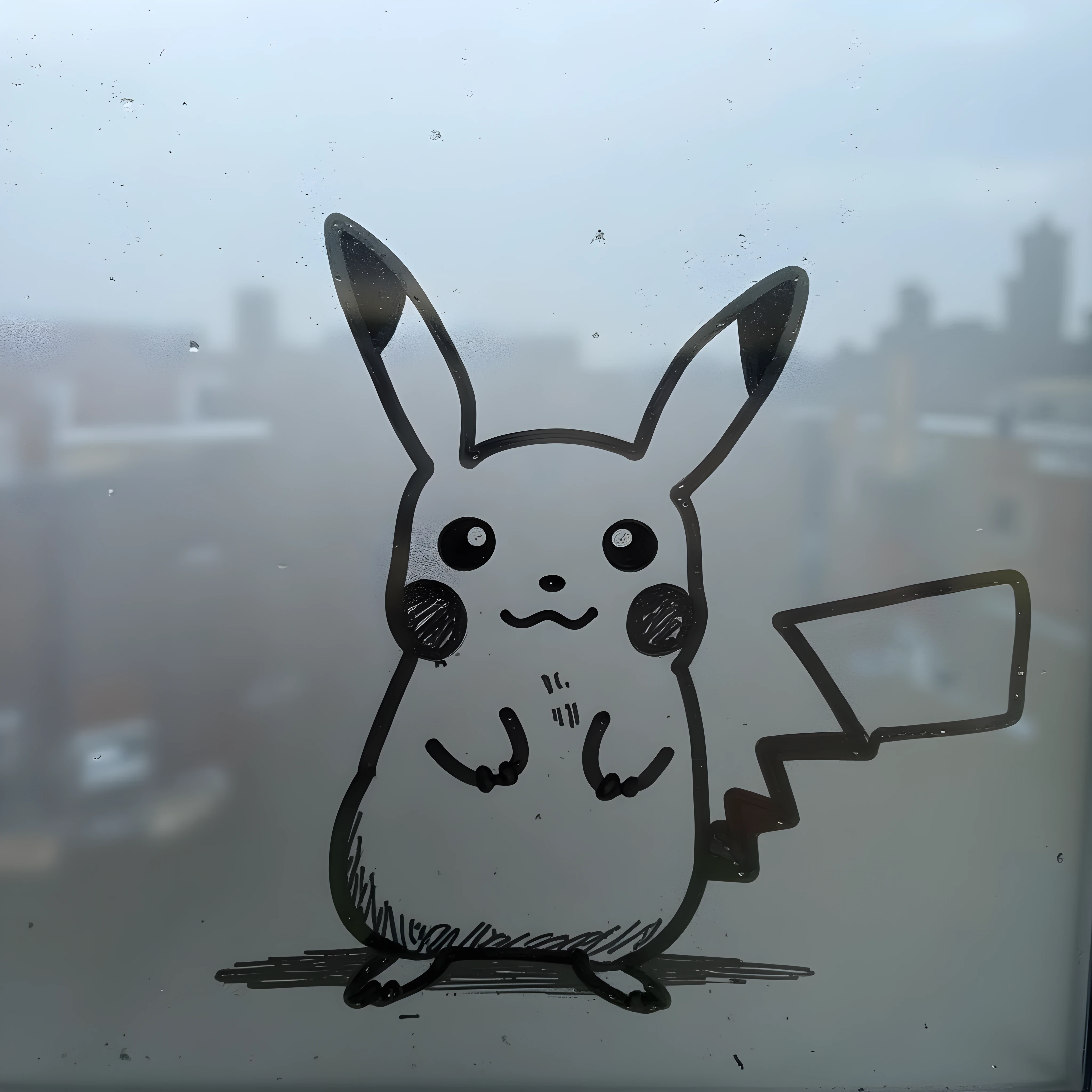 SeaArt AI | Finger Drawing On a Fogged Glass 🎨