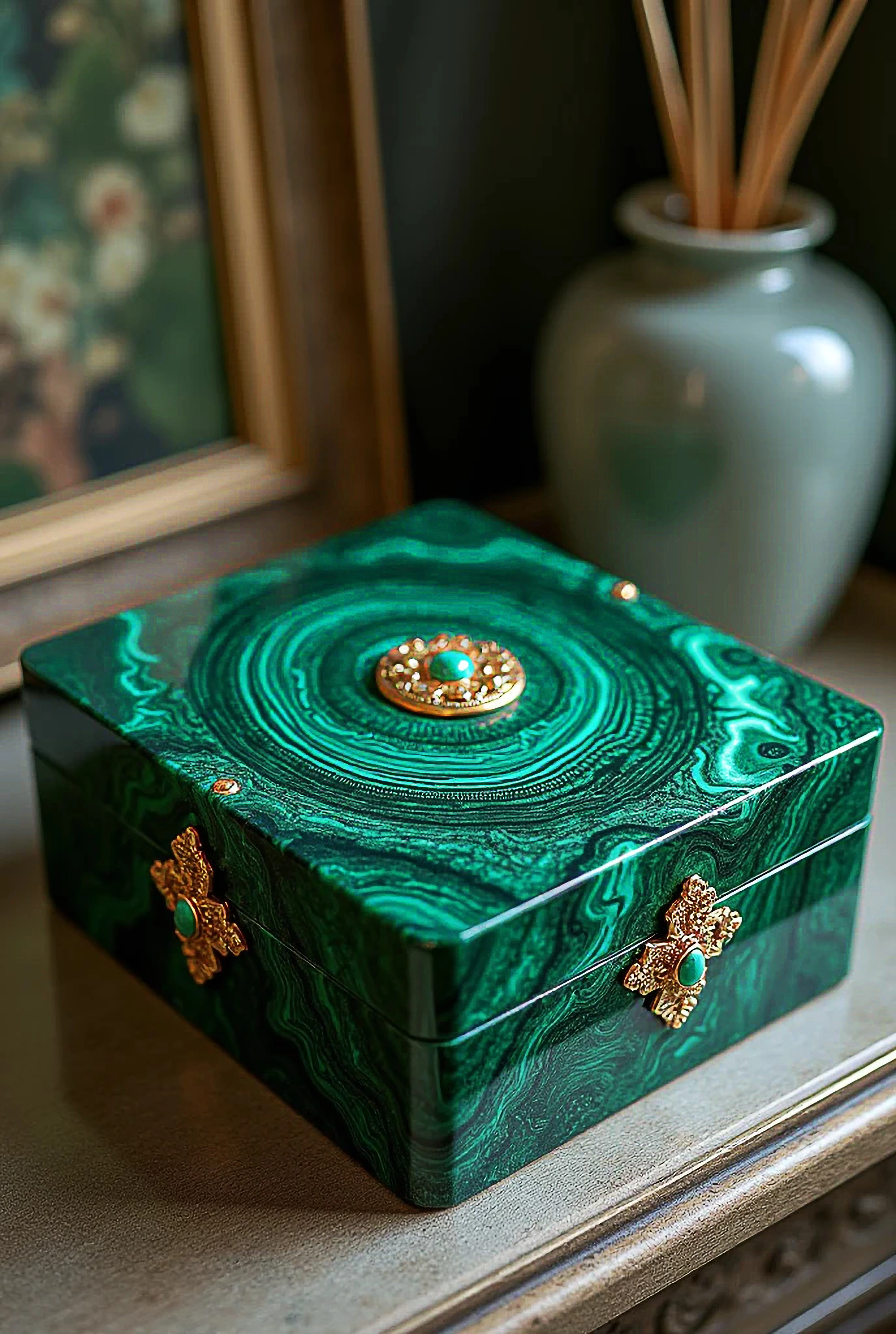 green Jewelry made by Green Emerald Stone