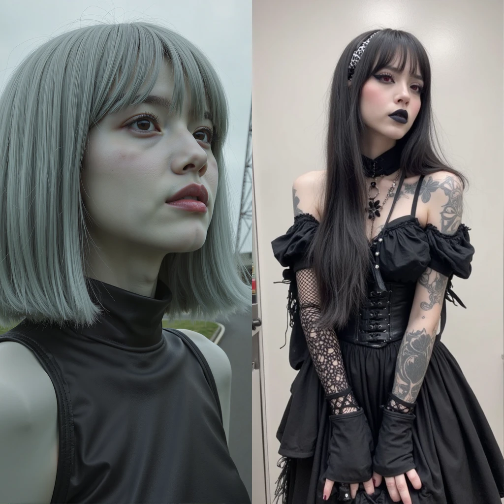 SeaArt AI | Gothic Makeup and Costume Experience