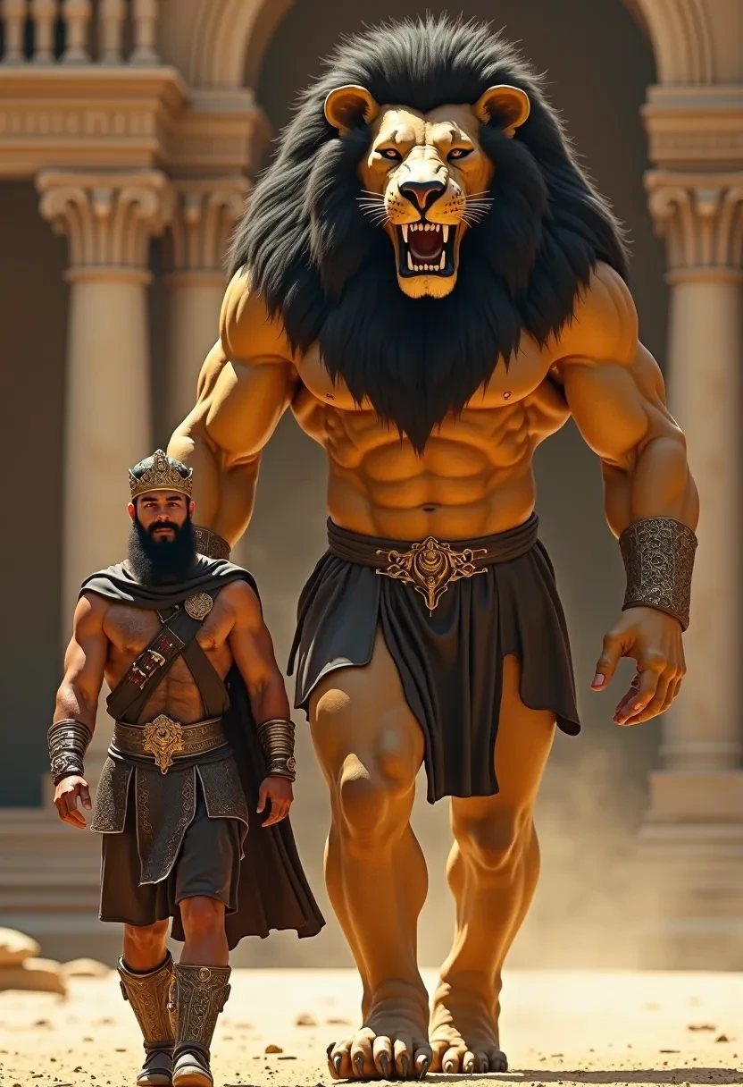 SeaArt AI | Warrior And Animal Bodyguard🦁🛡️⚔️