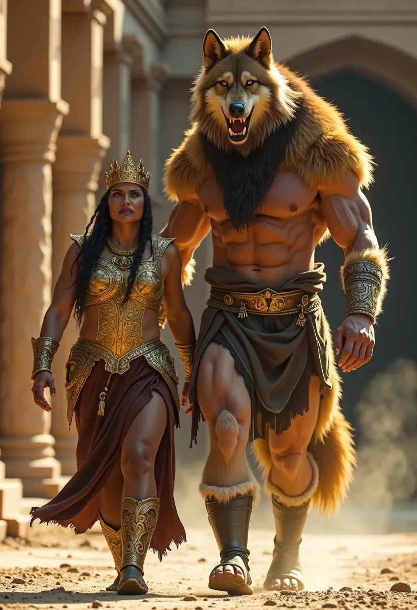 SeaArt AI | Warrior And Animal Bodyguard🦁🛡️⚔️