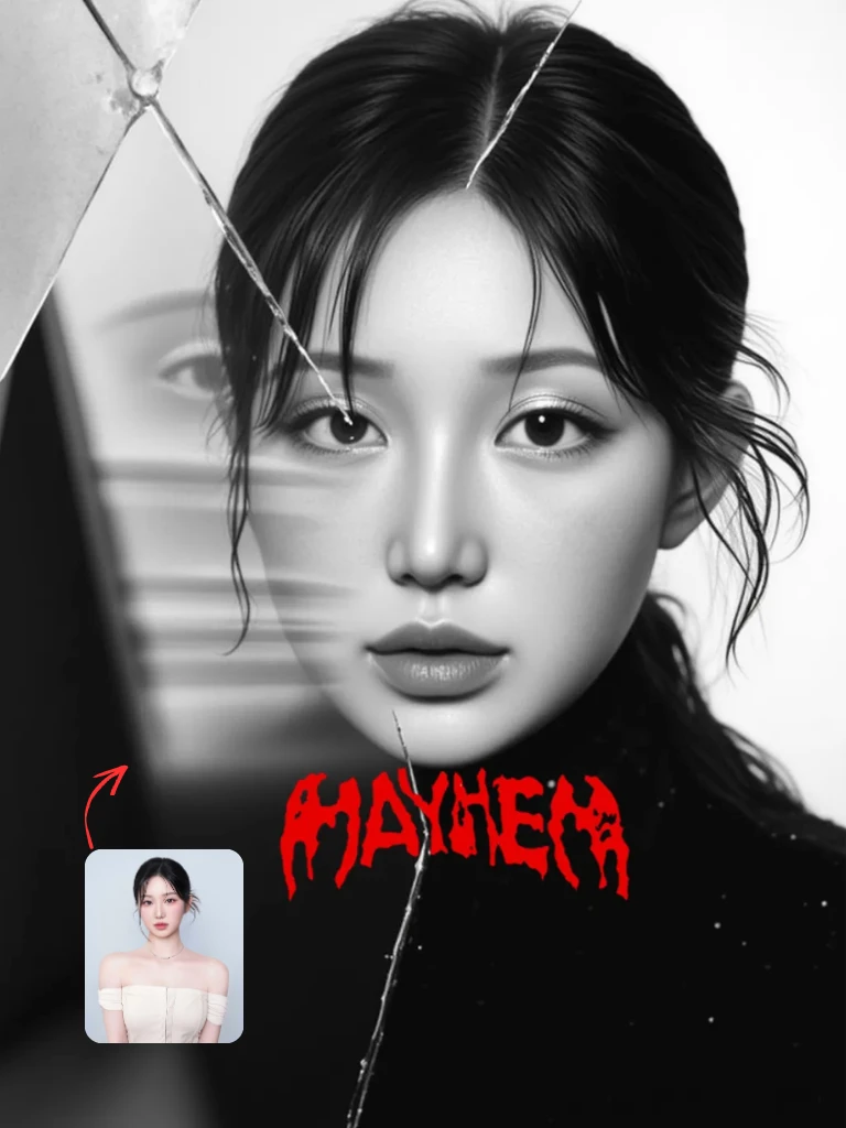 SeaArt AI | Mayhem Album Cover | Img2Img