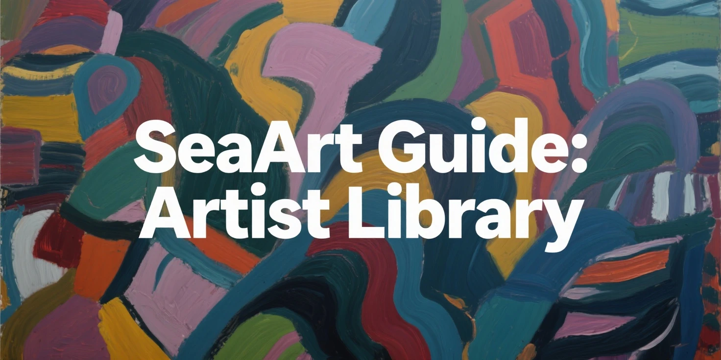 SeaArt Guide: Artist Library Part I - 使用SeaArt AI創作