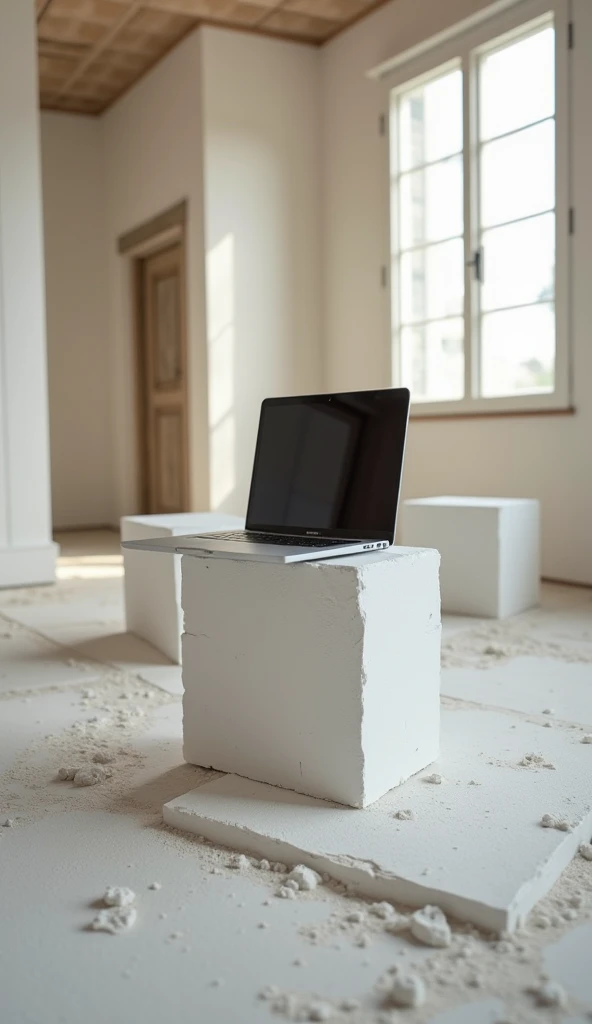 High quality, 8K Ultra HD, photo of the process of renovating an ...