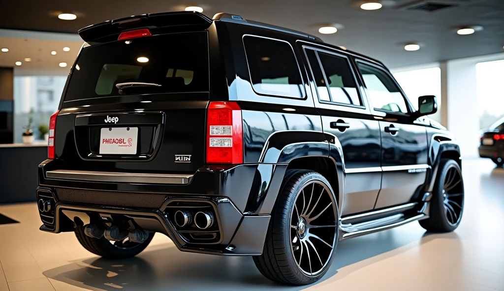 Design back car back right side bumper view of a ultra luxurious ...