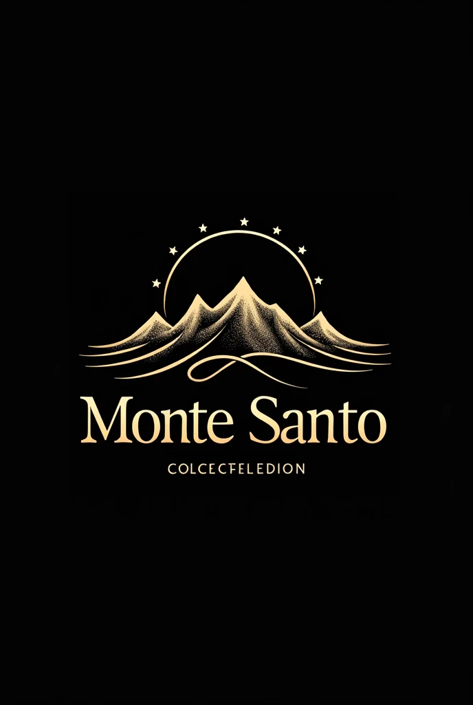 Luxury coffee brand logo for “Monte Santo ”, inspired by abstract ...