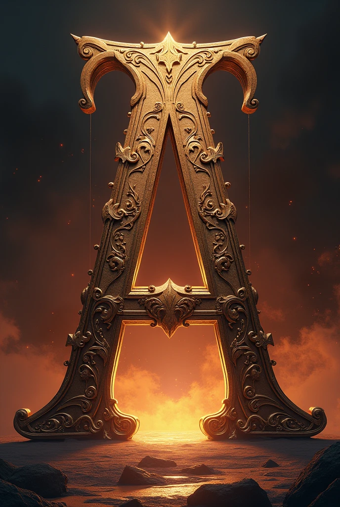 The letter a in capital letters - SeaArt AI