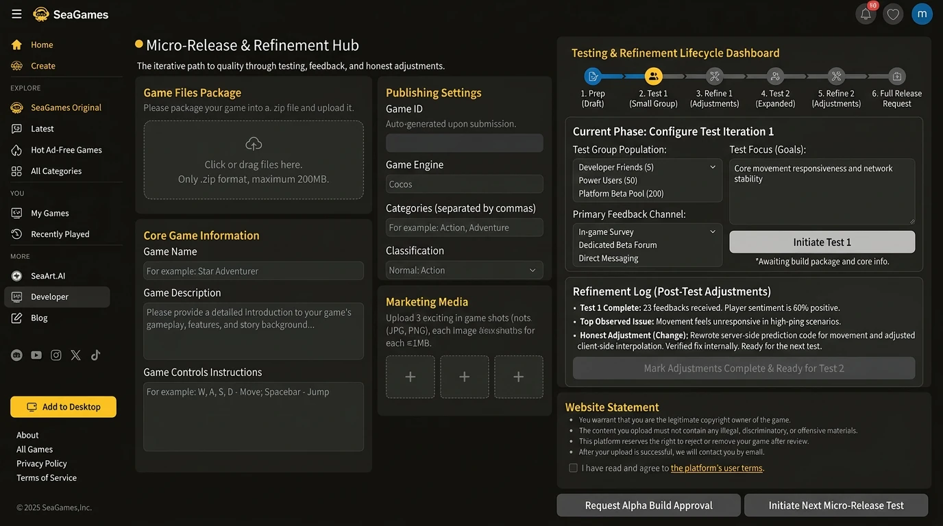 The Fun Way to Learn Game Design on SeaGames | Browser Games ...