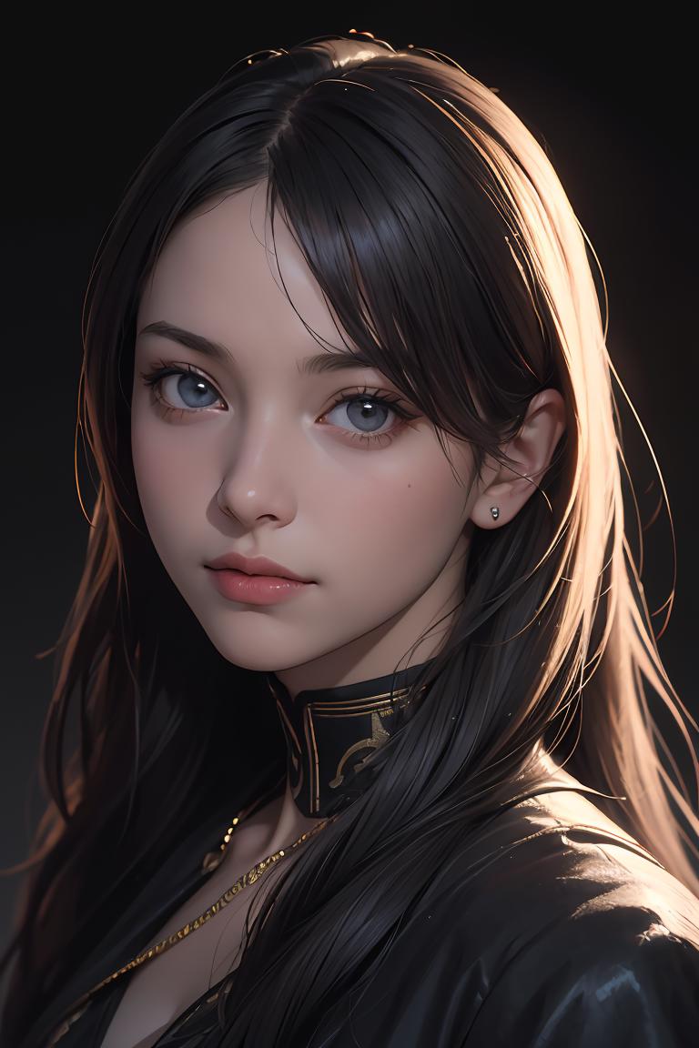 A woman with long hair and blue eyes posing for a picture - SeaArt AI