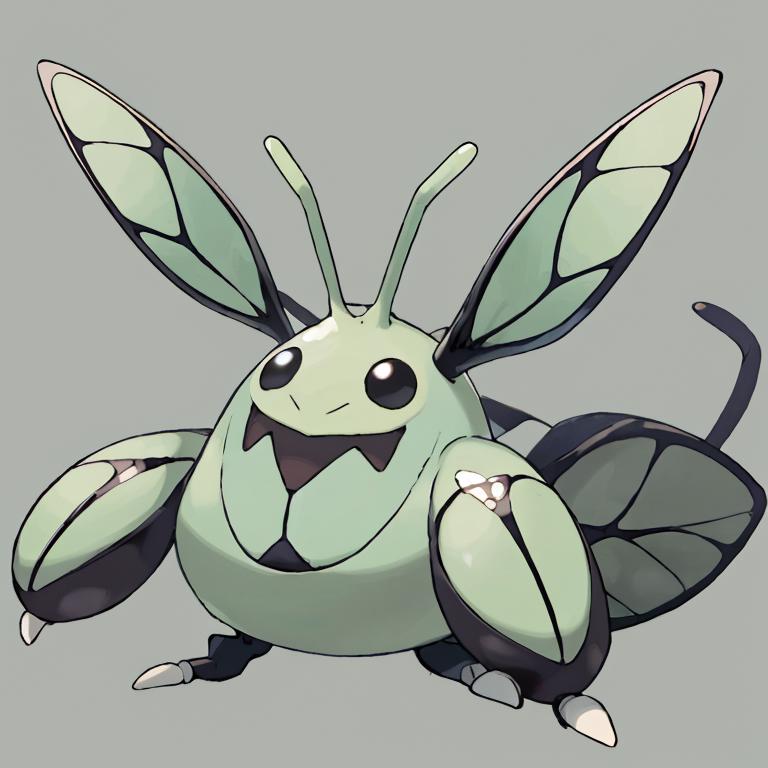 A close up of a pokemon character with a very big smile - SeaArt AI