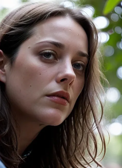 There is a woman that is looking at a cell phone - SeaArt AI