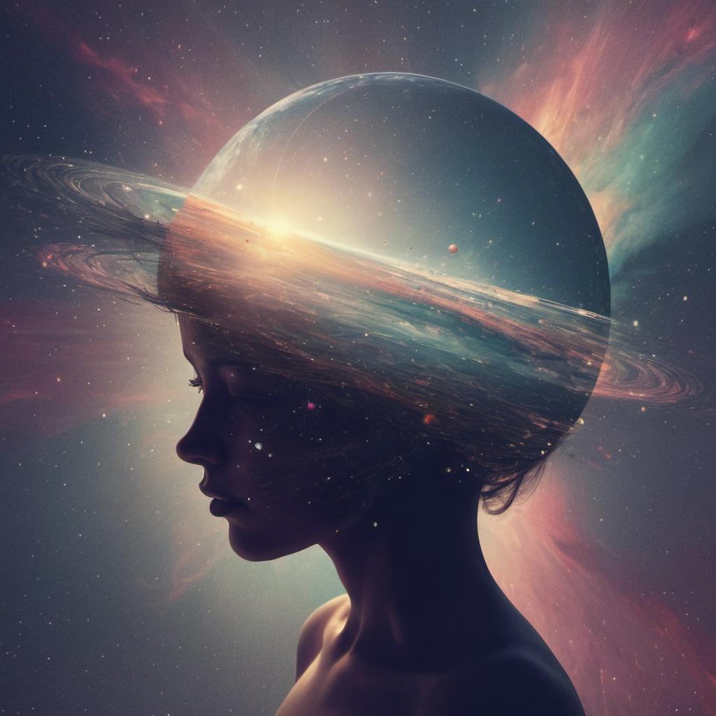 A woman with a space hat on her head - SeaArt AI