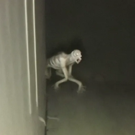 Arafed bird walking in a dark room with a white wall - SeaArt AI