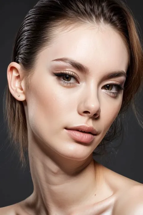 A woman with a very long hair and a very pretty face - SeaArt AI