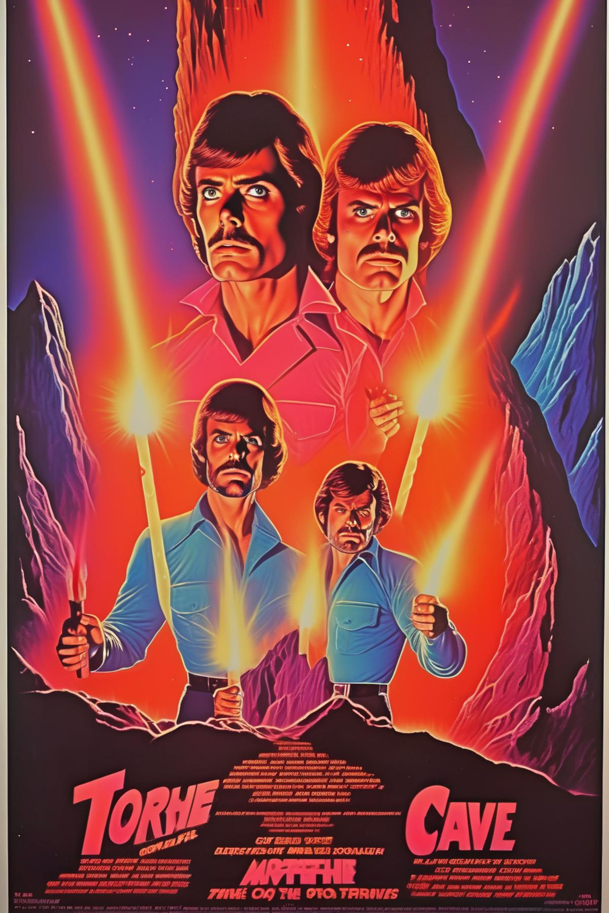 Movie Poster - movie poster in the style of Richard Amsel - SeaArt AI