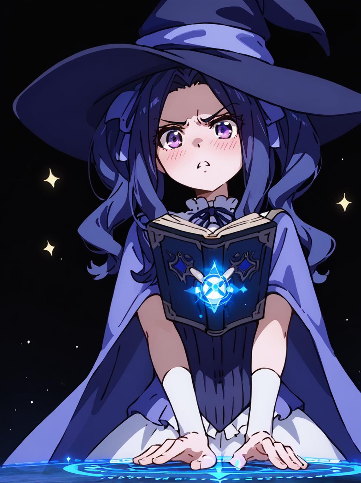 A close up of a person wearing a hat and holding a book - SeaArt AI