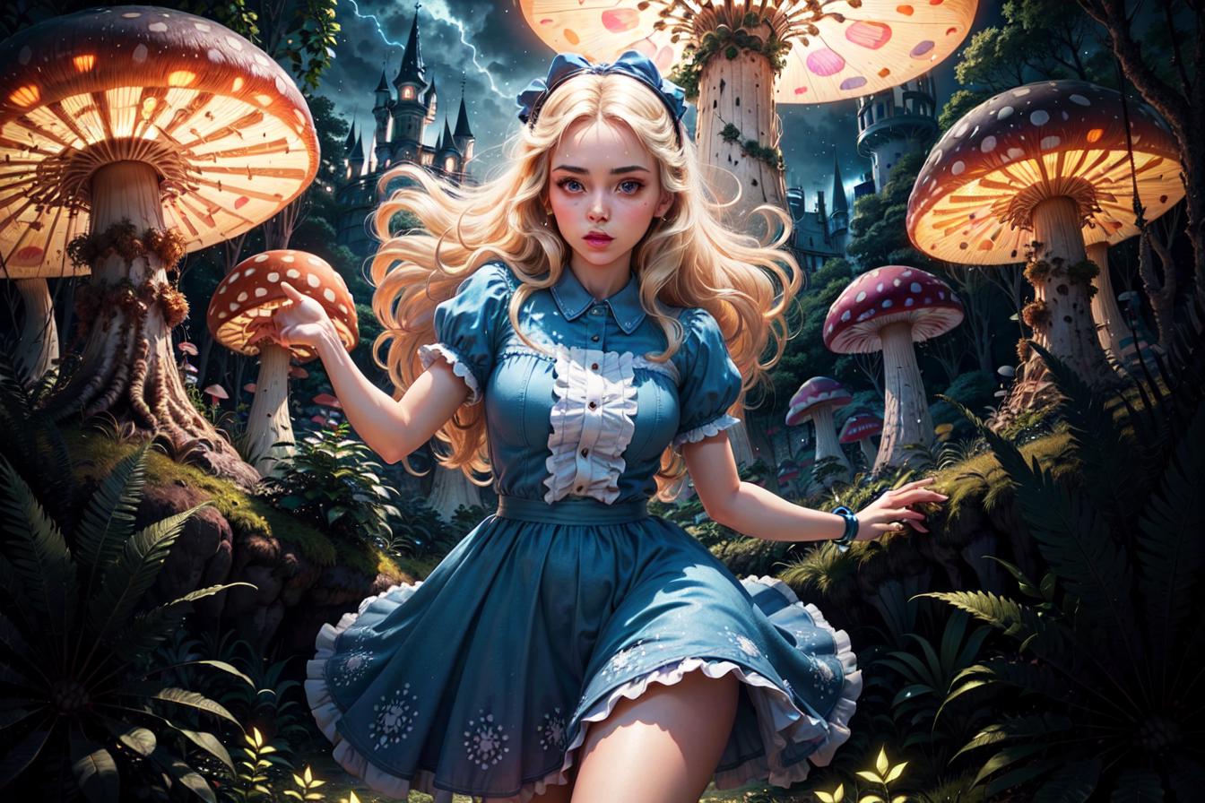 Alice and the mad hatter in alice's wonderland - SeaArt AI
