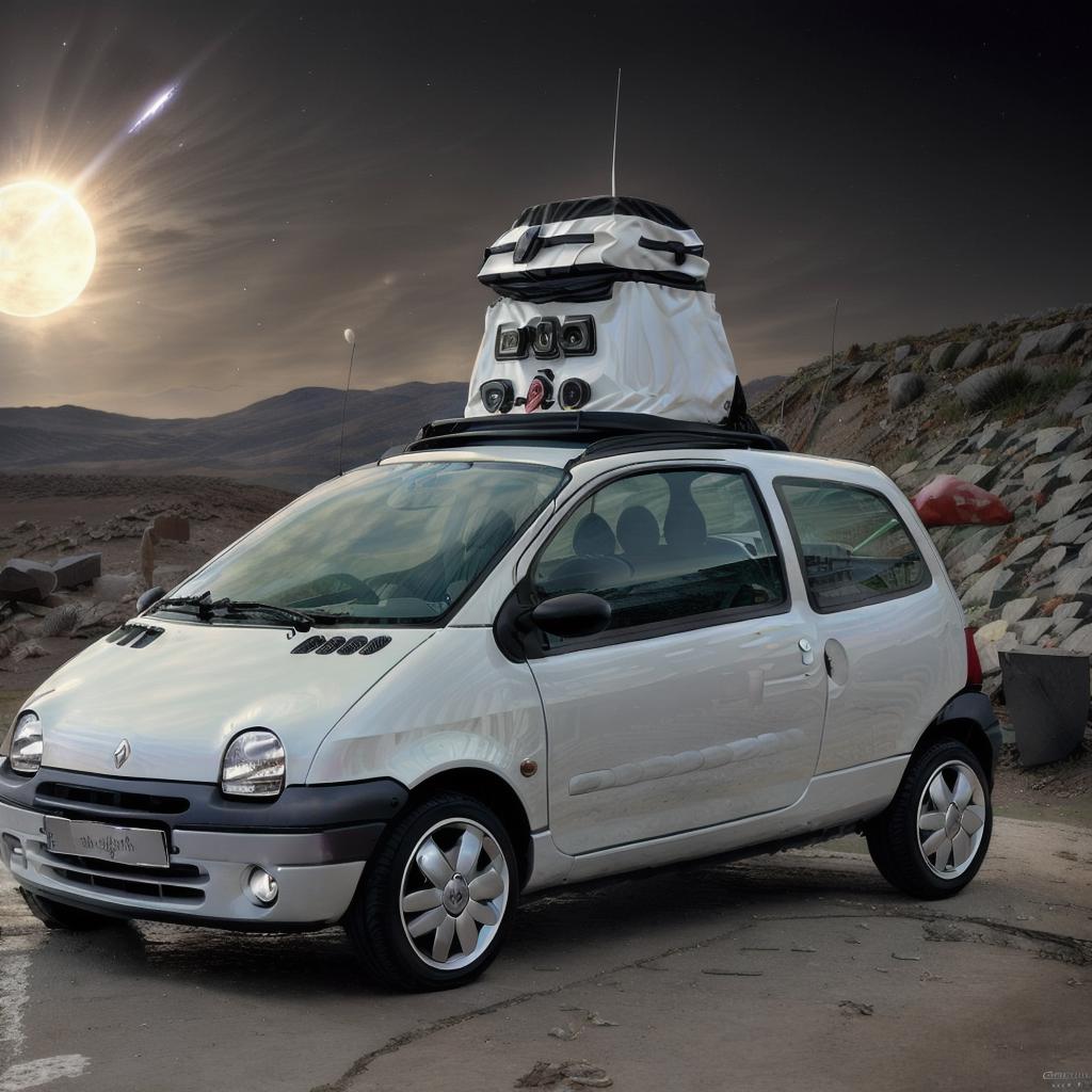 Renault Twingo - first gen - 1992 - SeaArt AIモデル