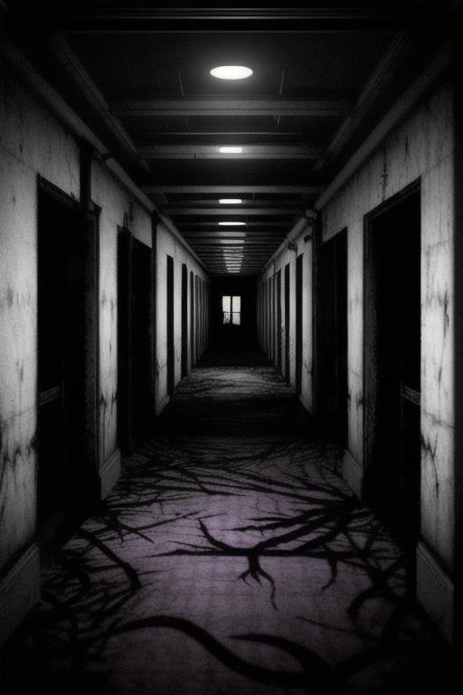 Liminalspaces, hallways, empty room, wallpaper, weird, kkw-horror in ...