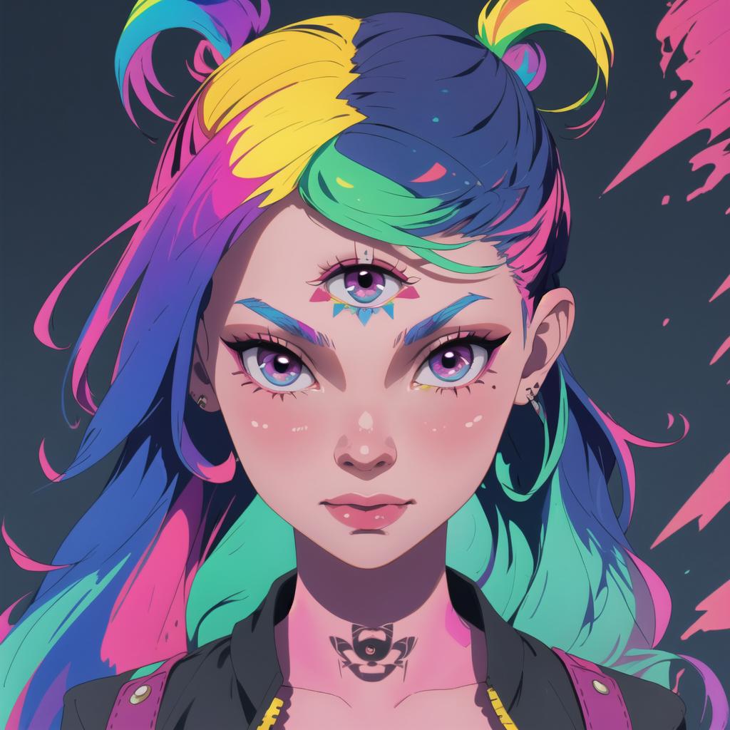 Demonic Third Eye Concept Lora - SeaArt AI Model