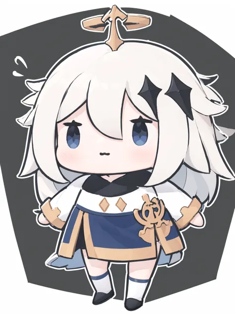 A cartoon drawing of a girl with a sword and a dress - SeaArt AI