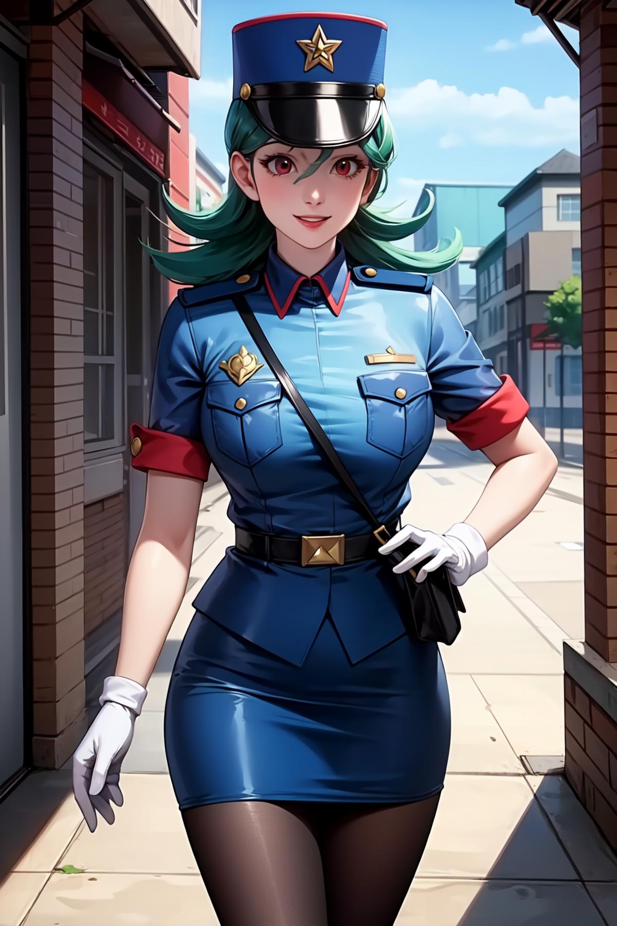 Masterpiece, best quality, ultra-detailed, officer jenny, pokemon - SeaArt AI