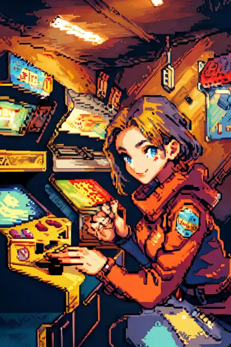 A close up of a person playing a video game - SeaArt AI