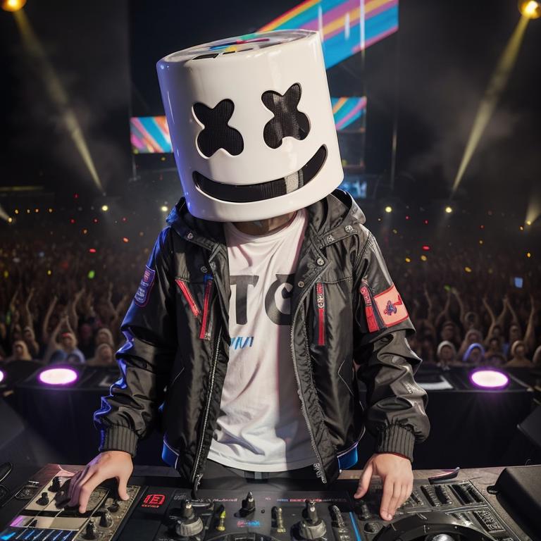 Araffe dj in a marsh marsh marsh marsh marsh marsh marsh marsh marsh ...