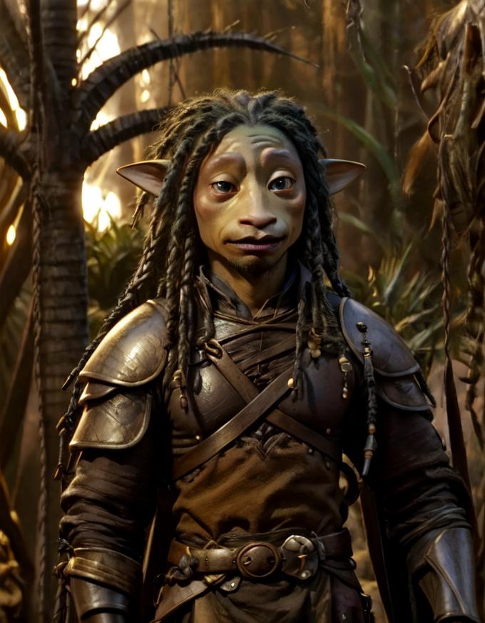 A close up of a person in a costume with dreadlocks - SeaArt AI