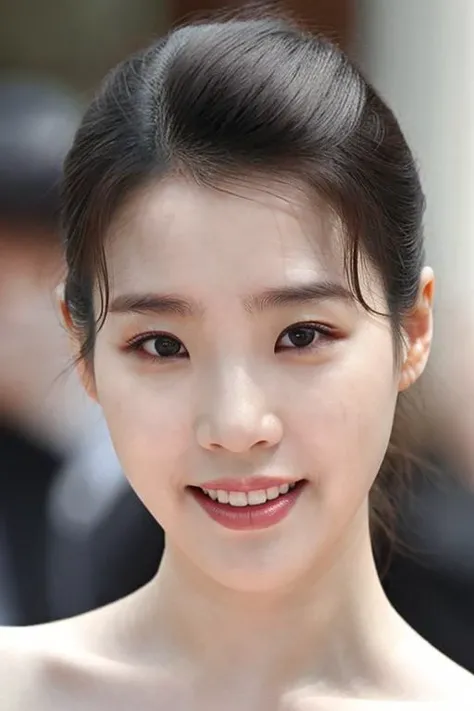 A close up of a woman with a very big smile on her face - SeaArt AI