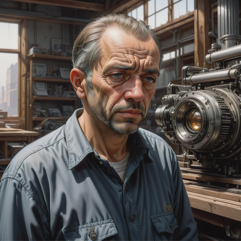 Man Photographic Realism, , Mournful, Global Illumination, Decima ...