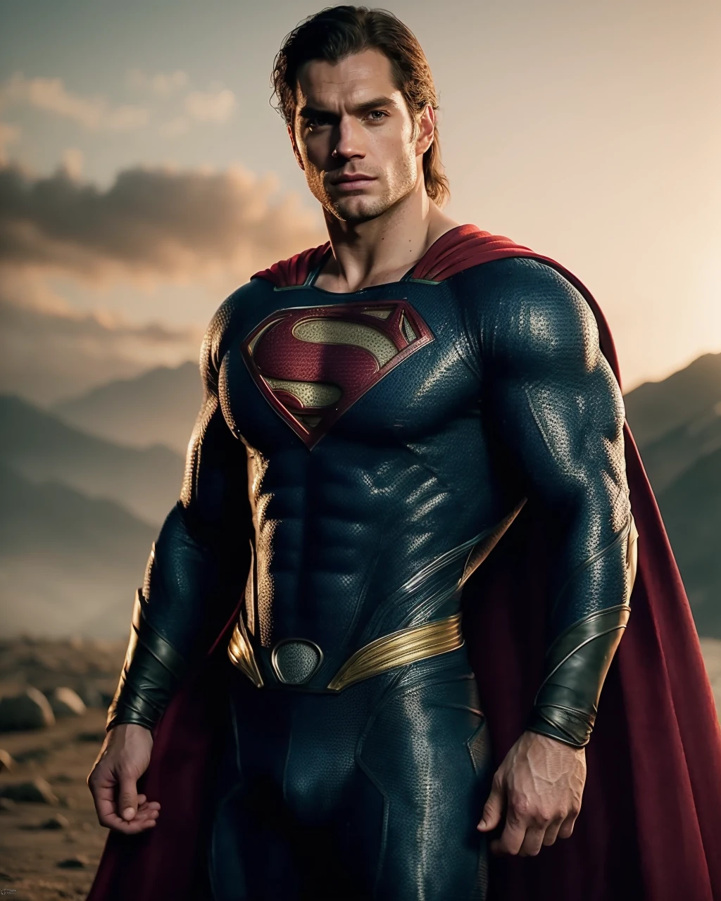 Henry cavill as superman witcher realistic, best quality, photo - SeaArt AI