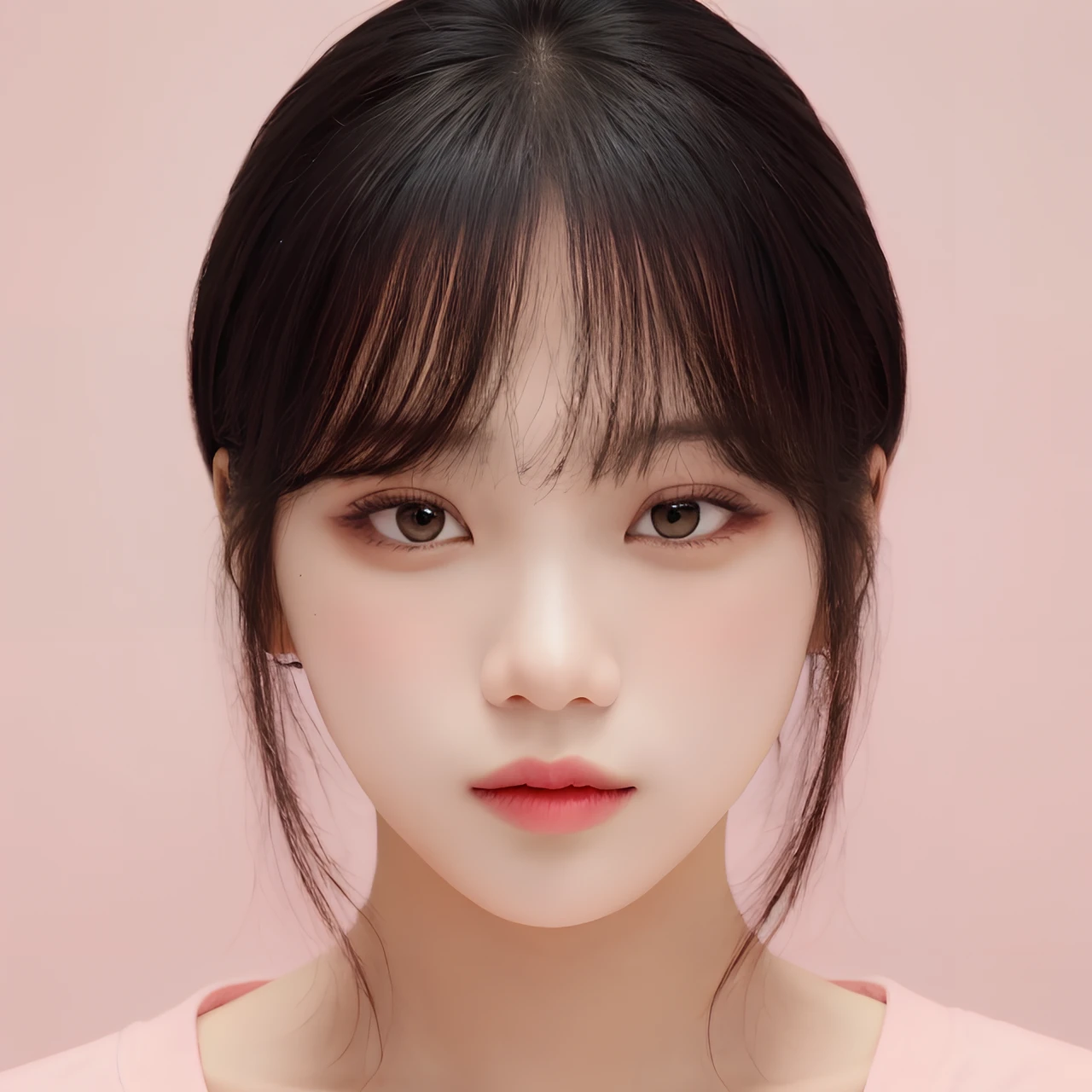 Pink background, hyper realistic lifelike texture dramatic lighting ...