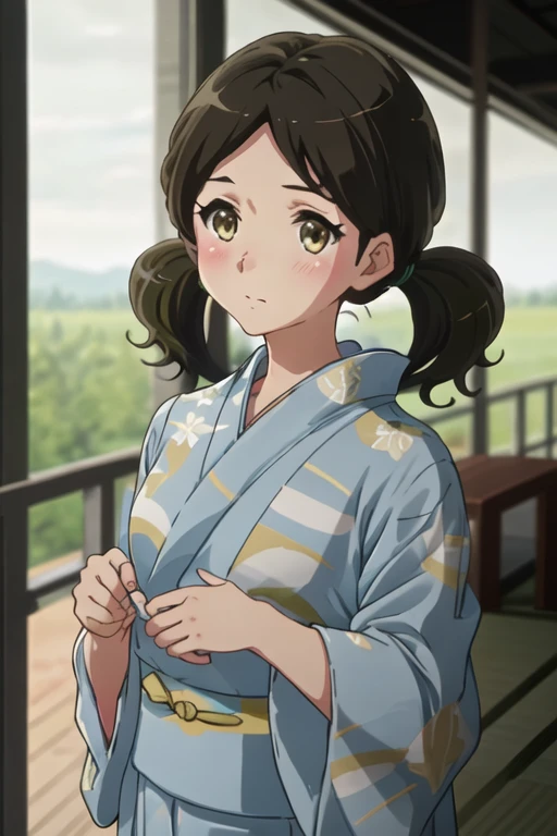 Best quality, masterpiece, highres, solo, {yukata:1.40}, {kimono ...