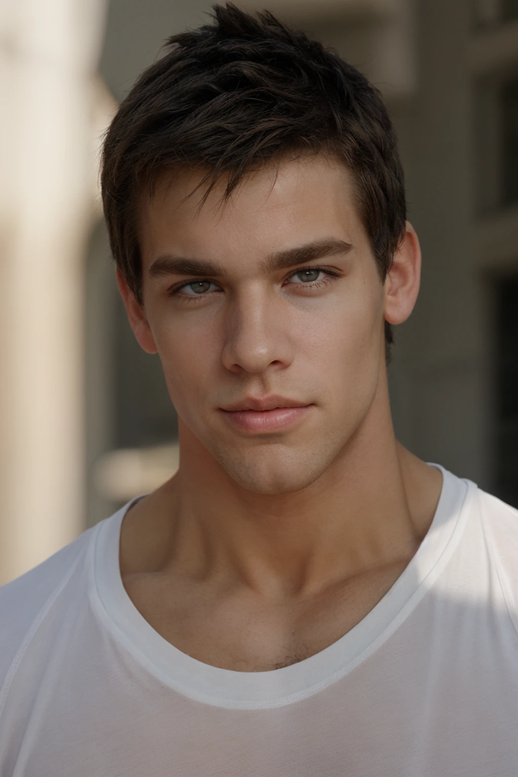 Closeup face portrait photo of kris_evans